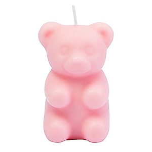 Mysterious Gummy Bear Scented Candle Secret Hidden Inside (Pink)