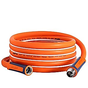 Gotron Short Leader Garden Hose - 5/8" X 50 Ft - Flexible and Durable Hybrid PVC Garden Hose with 100% Drinking Safe Design, Lightweight & Kink-Resistant for Easy Watering, 3-Year Warranty Included!
