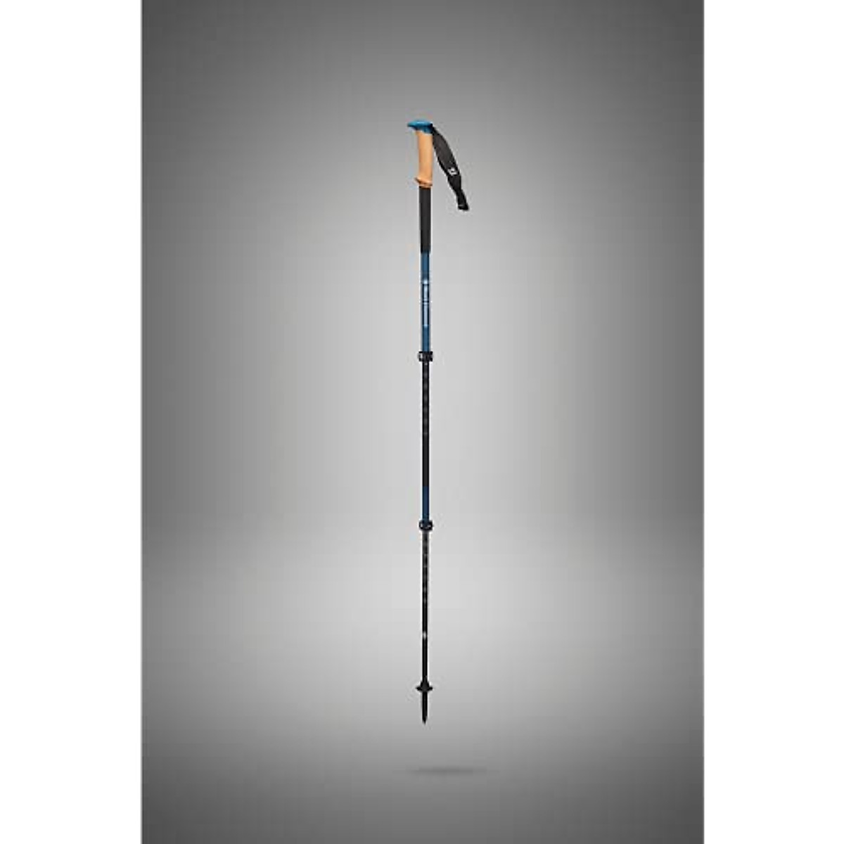 Black Diamond Alpine Carbon Cork Whippet-Ready Trek Poles, Astral Blue