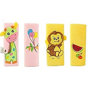 Infant and Baby Car Seat Strap Covers,Stroller Belt Covers,Head Support, Shoulder Pads