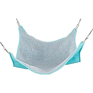 TRIXIE Small Animal Hanging Hammock for Ferrets, Soft and Cozy, Cage Accessory, Hooks Included