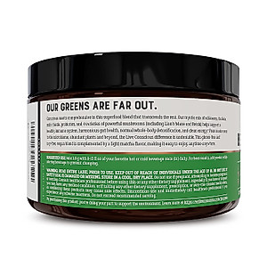 Live Conscious Beyond Greens Concentrated Superfood Powder & Organic Pea Protein Powder - Vanilla Dream Flavor | Immune System Boost & Gut Health + Metabolism & Muscle Support