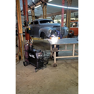 Eastwood Elite 200 Amp Multi-Process AC/DC MP200i Welder | TIG Welder High Frequency Start and Foot Pedal | Welding Machine with MIG Stick Welder | 120V OR 240V Dual Voltage | Tig Welder AC/DC | Black