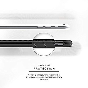 Zizo ION Series for iPhone 8 Plus Case Military Grade Drop Tested with Tempered Glass Screen Protector iPhone 7 Plus 6s Plus Black Smoke