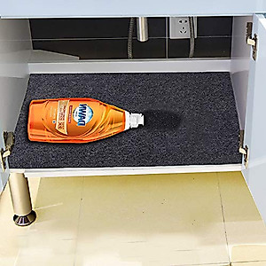 Under The Sink Mat,Kitchen Tray Drip,Cabinet,Absorbent Felt Layer Material,Backing Waterproof (24inches x 30inches)