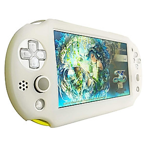 RDFJ PSVita 2000 Silicon Full Cover Skin Protector Case for PSV2000 (White)