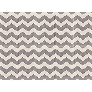 Parklon Portable Play Mat - Double-Sided ABC + Zig Zag (78.7 x 55.1 x 0.4")