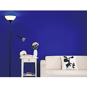 Temall Solid Color Frosted Self Adhesive Wallpaper Waterproof Shelf Drawer Liner Cabinet Sticker 15.6 inch by 9.8 Feet (Royal Blue)