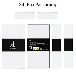 SHENGKE SK Ultra Thin Fashion Sport Sweatproof Women Watch Ladies Watch with Easy Read Dial and Colorful Silicone Band (Silver-Orange)