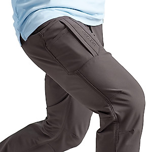 TRUEWERK Men's Work Pants - T2 WerkPant Technical Workwear, 42W X 34L Deep Grey