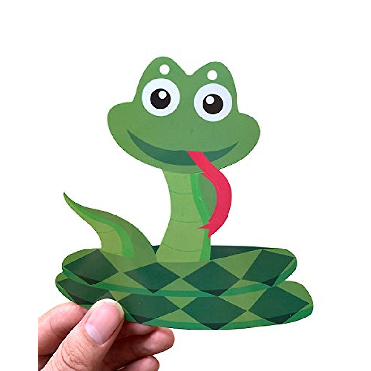 Gyzone Reptile Snake Garland Birthday Banner, Reptile Party Decorations Supplies