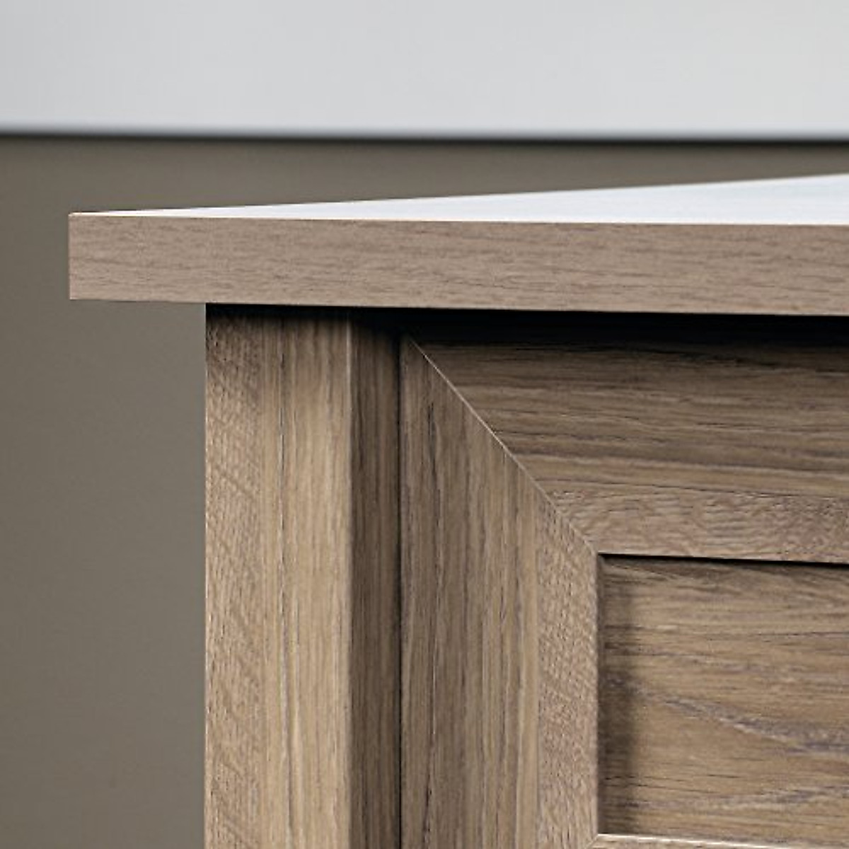 Sauder County Line Side Table/Night Stand, Salt Oak Finish