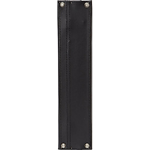 Heritage Travelware Vinyl Single Compartment 17.3” Laptop Case with Secure Combination Lock Briefcase, Black, One Size