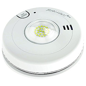 First Alert BRK 7020BSL Hardwired Hearing Impaired Smoke Detector with LED Strobe Light , white