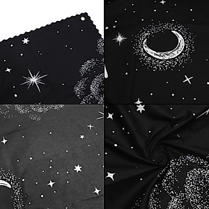 MioCloth Bunk Bed Curtains Dormitory Room Lightproof Decorative Roomate Privacy Cover Canopy Photo Background Decor Backdrop Blackout Curtain Star