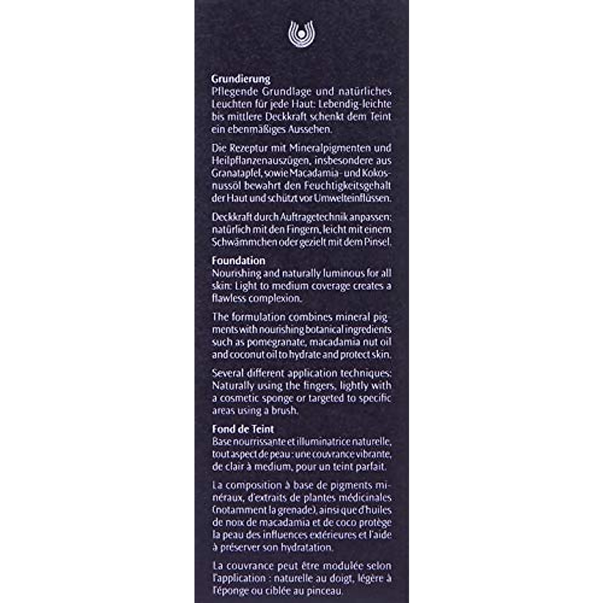 Dr. Hauschka Foundation, Almond, 1 Fl Oz