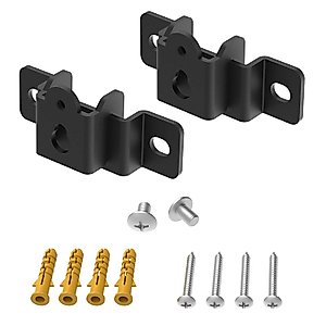 JINGer Universal Speaker Wall Mount for Sony, Vizio, Samsung, Roku, and More Sound Speakers, Mounted Under TV on Wall