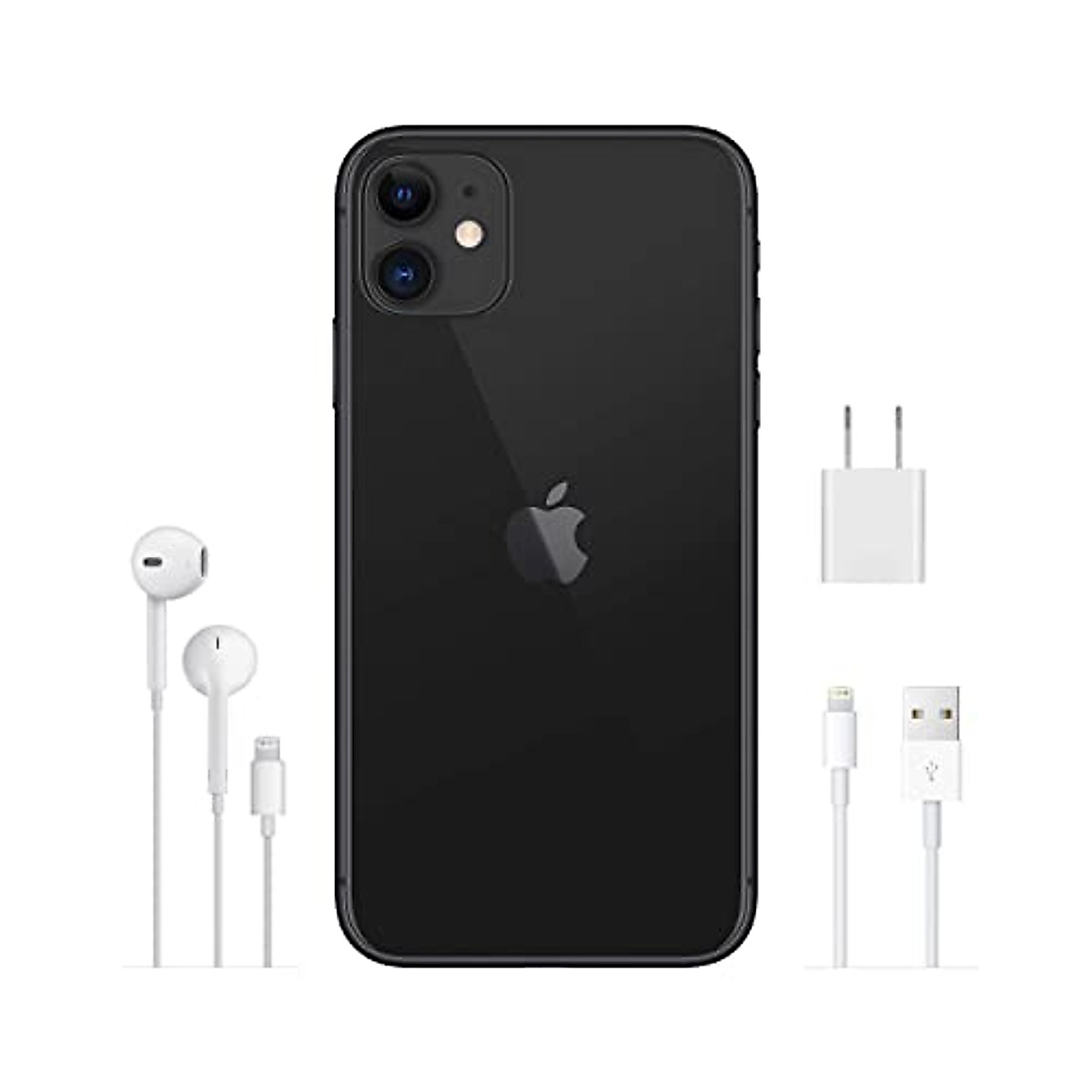 Apple iPhone 11 64GB, Black - Locked Cricket Wireless (Renewed)