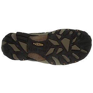 KEEN Voyageur Hiking Shoe - Men's Black Olive/Inca Gold, 14.0