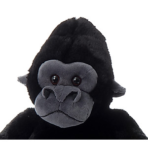The Petting Zoo Gorilla Stuffed Animal, Gifts for Kids, Wild Onez Zoo Animals, Gorilla Plush Toy 12 inches