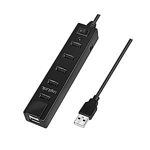 Logilink UA0124 USB 2.0 Hub 7-Port with On/Off Switch
