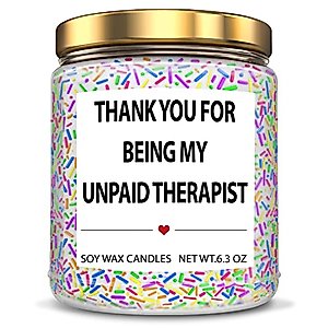 Birthday Gifts for Best Friends Therapist Gifts for Women Thank You Gifts for Nurse Female Bestie Unique Clove Scented Candles Gifts Soy Candles for Home Scented Friendship Gifts for Mom Her Sister