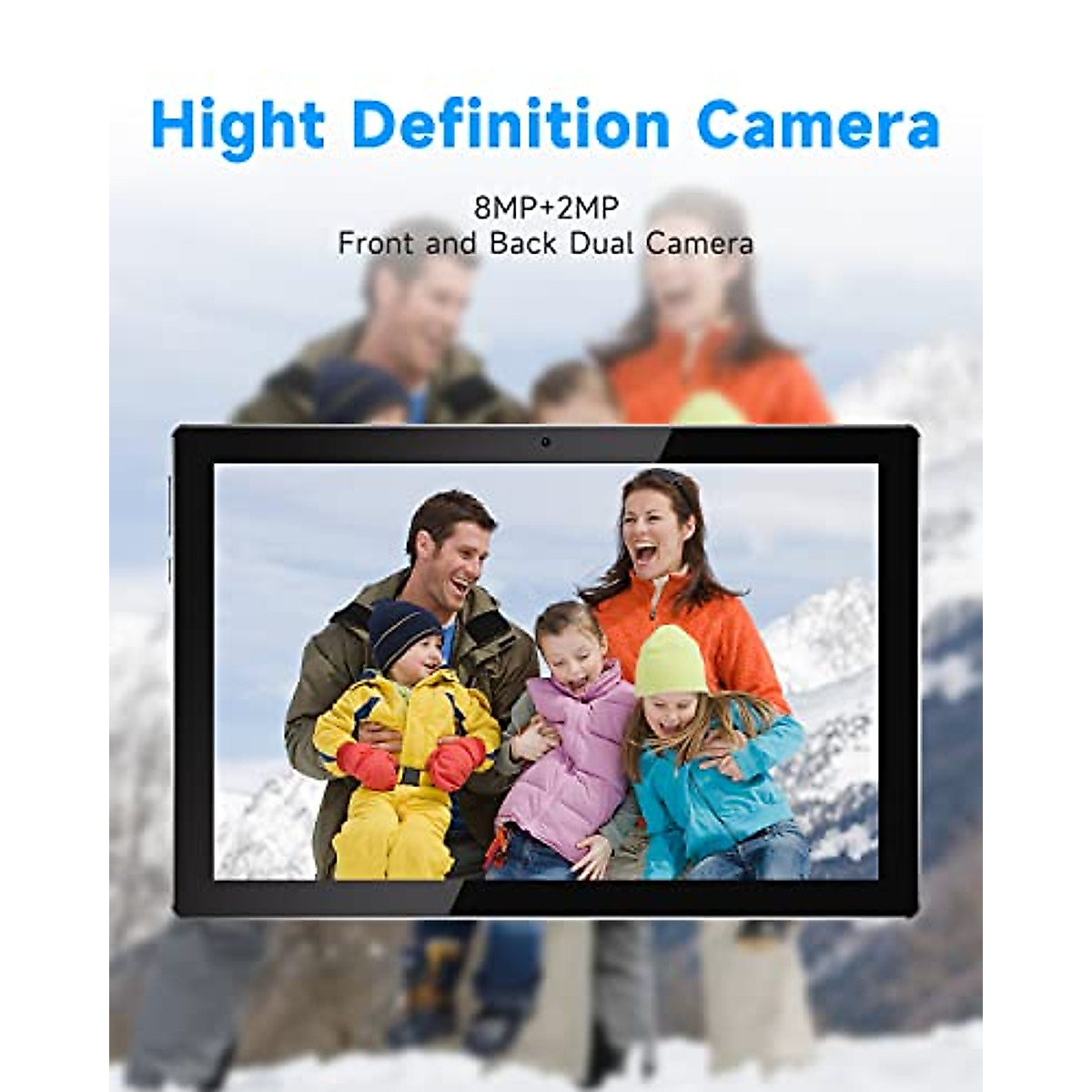 10 inch Android 11.0 Tablet, 4GB RAM+64GB ROM+512GB Expandable Computer Tablets PC, IPS Screen, 2+8MP Dual Camera, WiFi, BT, Google Certified