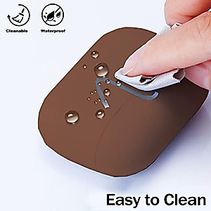 Benbenjaytek AirPods Pro 2 Case, AirPods Pro 2nd Generation[2022] Protective Shockproof Soft Silicone Headphone Cover with Hand Strap, Support Wireless Charging [Front LED Visible] Brown