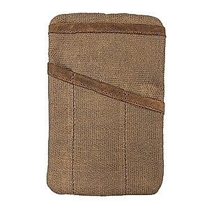 Hide & Drink, Multi-Tool Pocket Pouch, Compact Multipurpose EDC Zippered Bag, Mini Camping Tool Case, Waxed Canvas, Knife Holster, Handmade Slim Organizer (Fatigue)