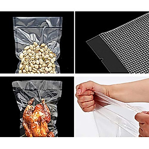 1Pc Vacuum Sealer Bags, 17x500cm Vacuum Sealer Bags Rolls Vacuum Seal Bags Airtight Vacume Saver Heat Seal Bags Vacuum Sealer Rolls for Storage, Meal Prep, Sous Vide