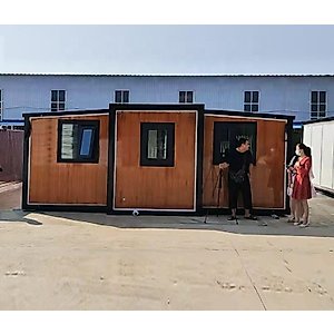 Modern Prefab Luxury Home: 40ft Expandable Container with 5 Bedrooms
