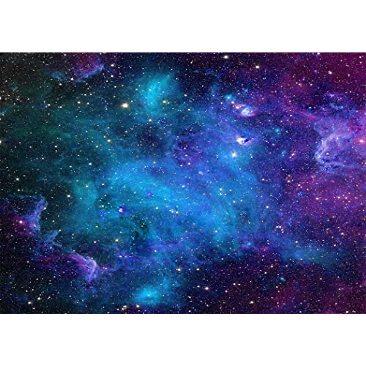 BELECO 12x8ft Fabric Cosmic Galaxy Backdrop Wall Décor Starry Sky Milky Way Stars Backdrop Universe Space Theme Photo Background Galaxy Baby Shower Birthday Party Decorations Studio Photo Props