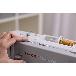 SINGER | 4411 Heavy Duty Sewing Machine With Accessory Kit & Foot Pedal - 69 Stitch Applications - Simple & Great For Beginners