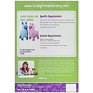 FUNKY FRIENDS FACTORY Lloyd Llama & Alice Alpaca Sewing Pattern