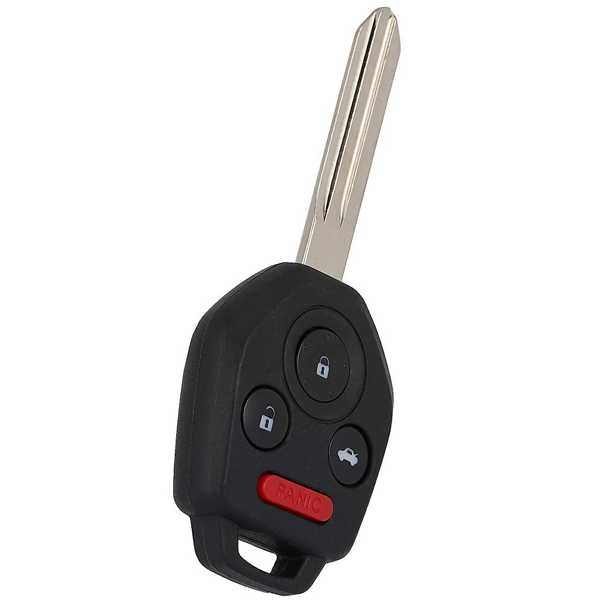 ZENITHIKE Replacement Keyless Entry for Smart Proximity Remote Key Fob 4 btn with Key Uncut Blade for Subaru Tribeca 08-10 for Subaru Legacy 08-09 for Subaru Outback CWTWBU766 X 1 Ship from USA