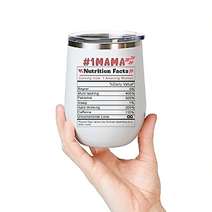 Mamaworld Tumbler, #1 Mama Nutrition Facts, You’ll Get Jurasskicked Funny Gift for Mother’s Day or Birthday