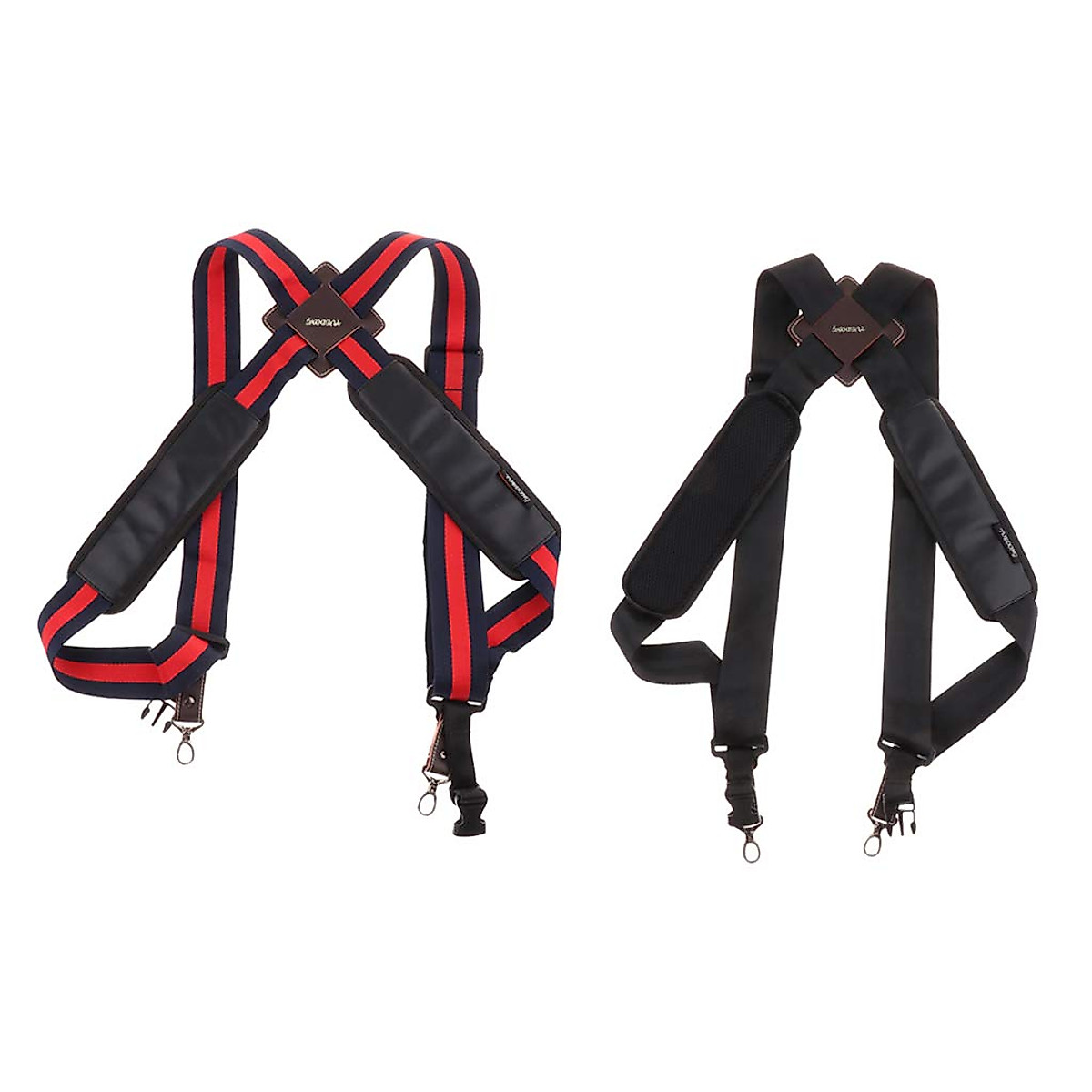 KLIZZA Replacement African Djembe Shoulder Strap Belt for Drummer Stage Performance - Red