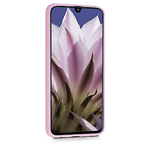 kwmobile Case Compatible with Samsung Galaxy A40 Case - Soft Slim Protective TPU Silicone Cover - Antique Pink Matte