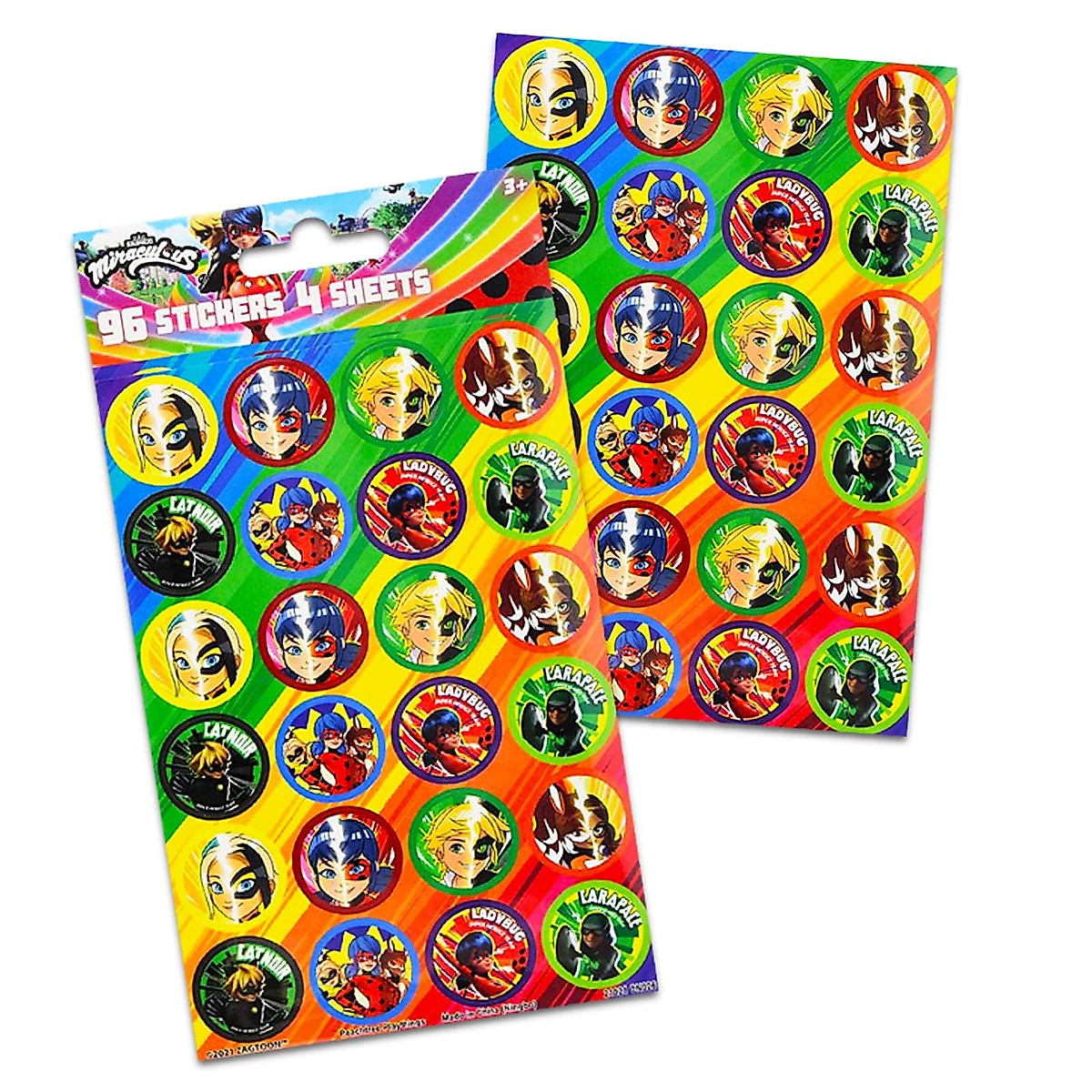 Zagtoon Miraculous Ladybug School Supplies Set for Girls - Bundle with 11'' Miraculous Ladybug Mini Backpack with Miraculous Ladybug Stickers & More (Miraculous Ladybug Travel Bag)