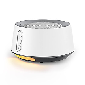 Sundiko White Noise Machine, Sleep Sounds Machine with 14 Soothing Sounds, 5 Sleep Timer and Night Light, Noise Machine for Sleeping Baby Kids Adults White