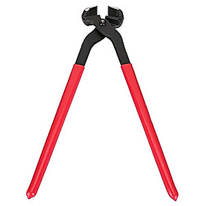Zerodis Professional 16in Horse Farrier Hoof Trimmer, Steel Hoof Nipper Trimmer Cutter Pull Nails Tool