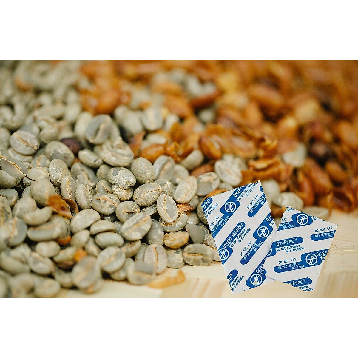 OxyFree Oxygen Absorbing Packets - 300cc Food Grade Oxygen Absorbers - For Long-Term Storage of Dried and Freeze Dried Items in Mylar Bags, Vacuum Sealer Bags or Mason Jars (1 pack of 20s)