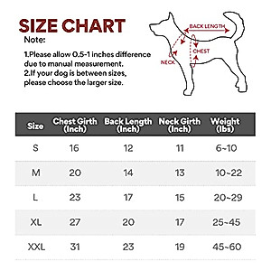 Dog Coats Extra Warm Dog Jacket Fleece Cold Weather Dog Fleece Vest Velcro Opening for Harness Cute Cat Clothes Puppy Coats (Red, XL)