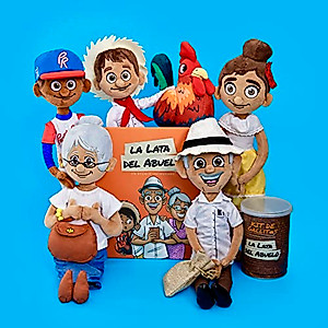 El Abuelo - 14" Plush Doll Grandpa Figure - Medium Size, Jibarito's Friends Collection, Model #4