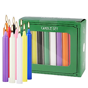 4 Inch Mini Taper Spell Candle-Multi-Colored Candle Sticks-for Home Decor Kitchen Decor Wedding Decorations-20 Pack …