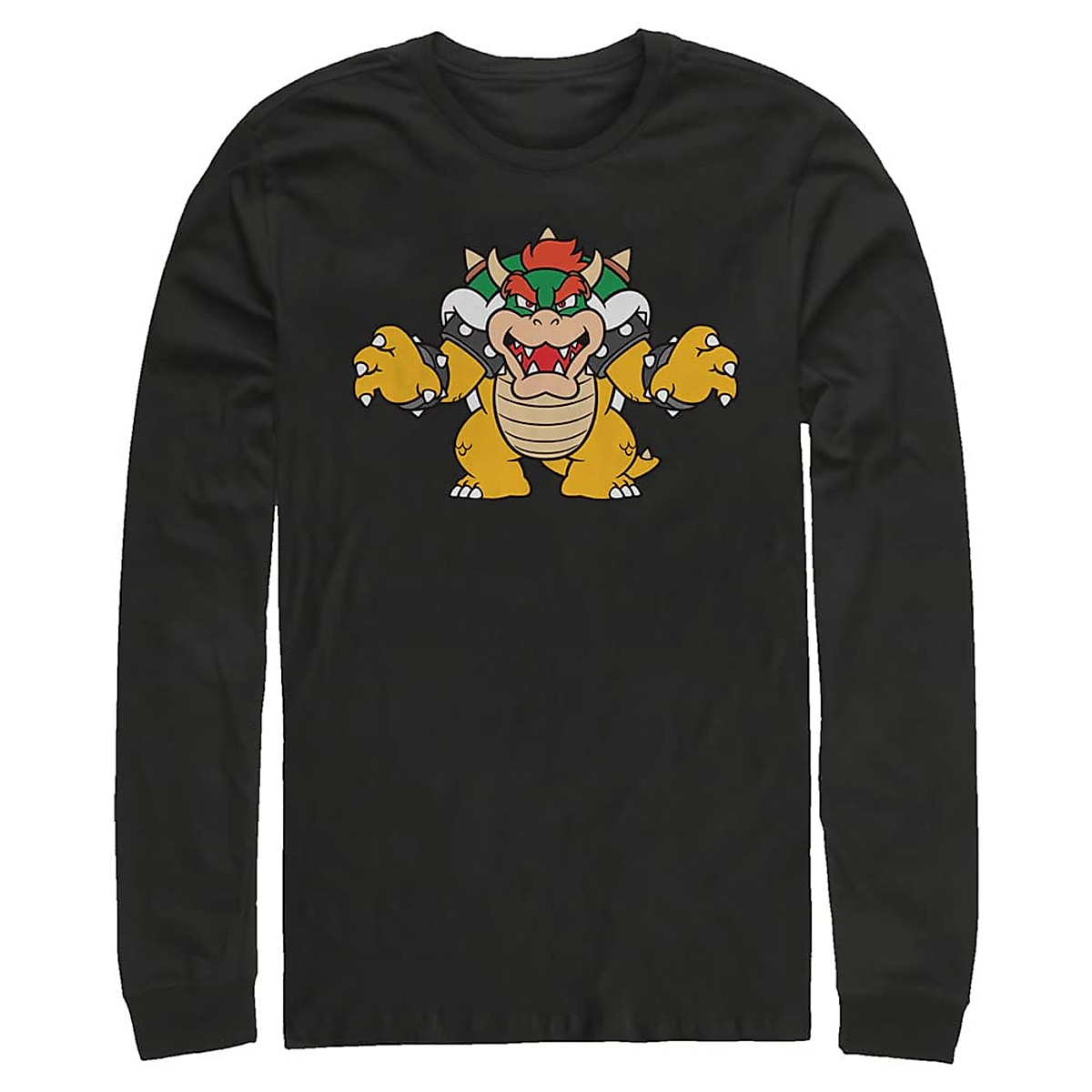 Nintendo Men's Just Bowser T-Shirt, 4X-Large, Black