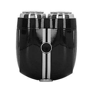 VINGVO Electric Mini Beard Shaver, Type C Charging Wet Dry Dual Use IPX7 Electric Beard Clipper for Travelling (Black)
