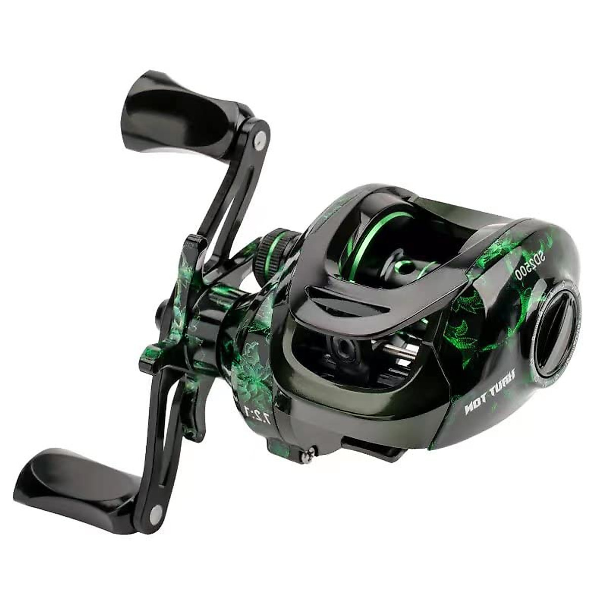 YKLP Fishing Baitcasting Reel, Baitcaster Fishing Reels with 18+1BB Stainless Steel Ball Bearings,Magnetic Braking System for Fishing Saltwater Freshwater, Available in 7.1: 1