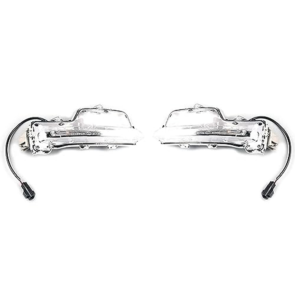 WOZIES 1Pair For Volvo S60 2014-2018 Front Bumper Fog Light DRL Daytime Running Lamp 31434567 31434568