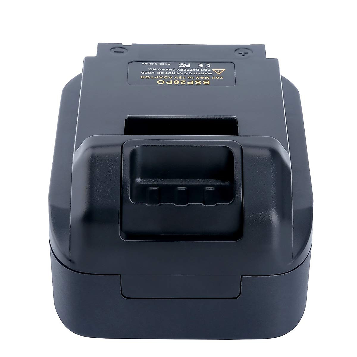 Lasica 18V to 20V Battery Adapter Compatible with Porter-Cable 20V MAX Lithium Battery Replacement for Porter-Cable 18V NiCad, NiMh and Lithium Battery for 18 Volt Tools